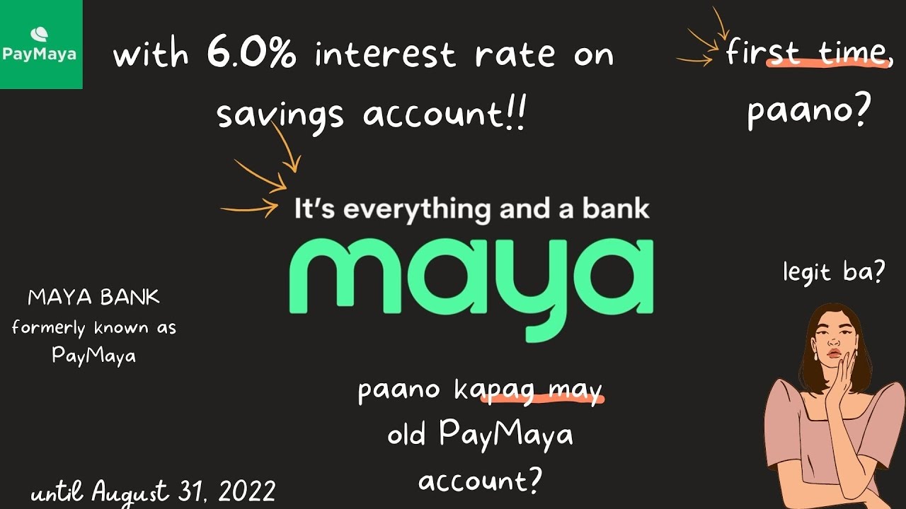 MAYA BANK dating PAYMAYA: 6% Interest Rate | How to Deposit? - YouTube