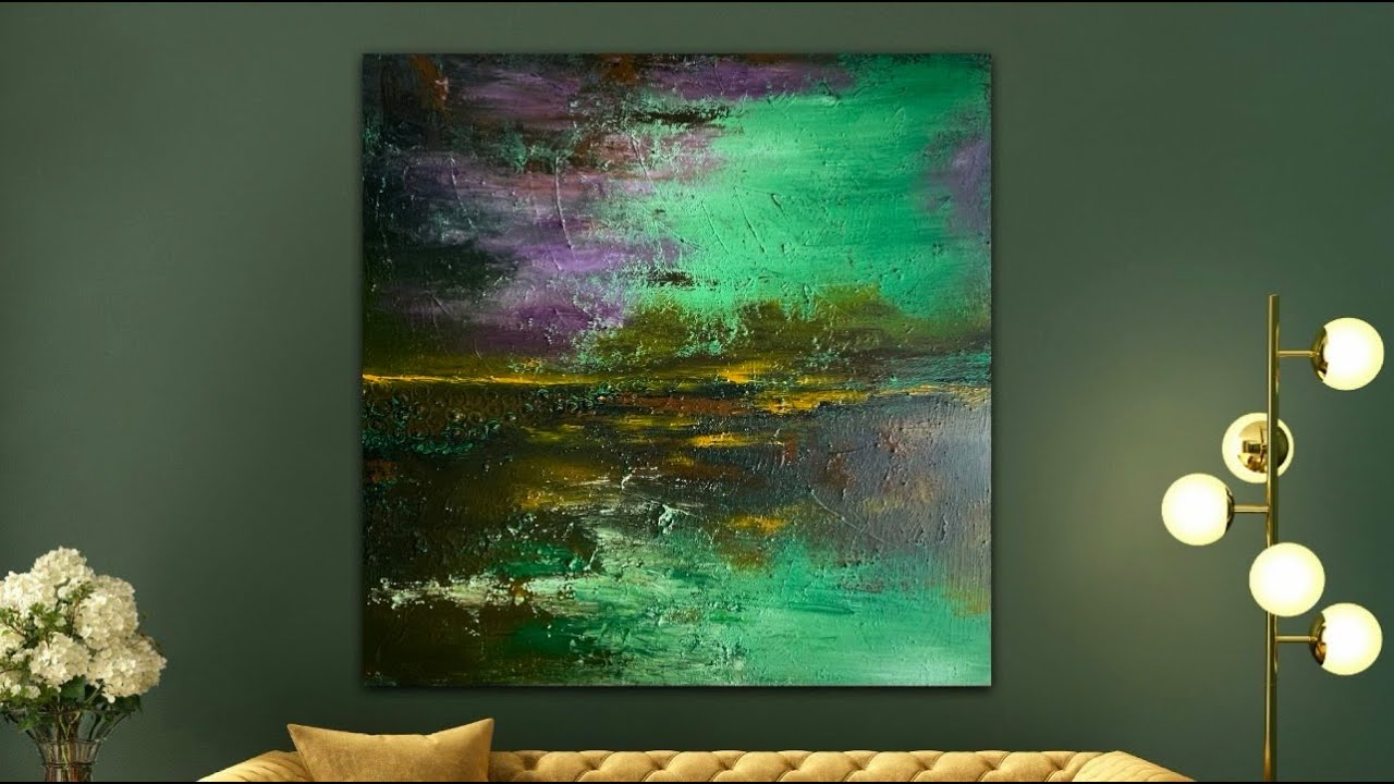 Abstract Painting on a Very Large Canvas. Unlock your inner artist by ...