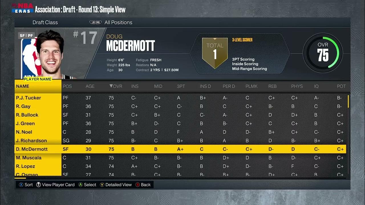 NBA 2k23 fantasy draft myNBA - YouTube