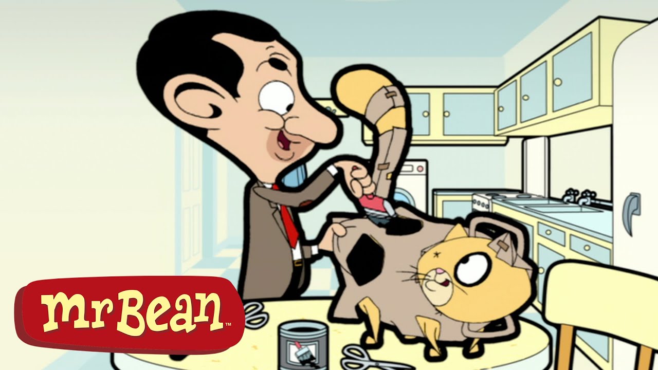 👔🐻 Dead Cat | Mr Bean | Family Fun Cartoons - YouTube