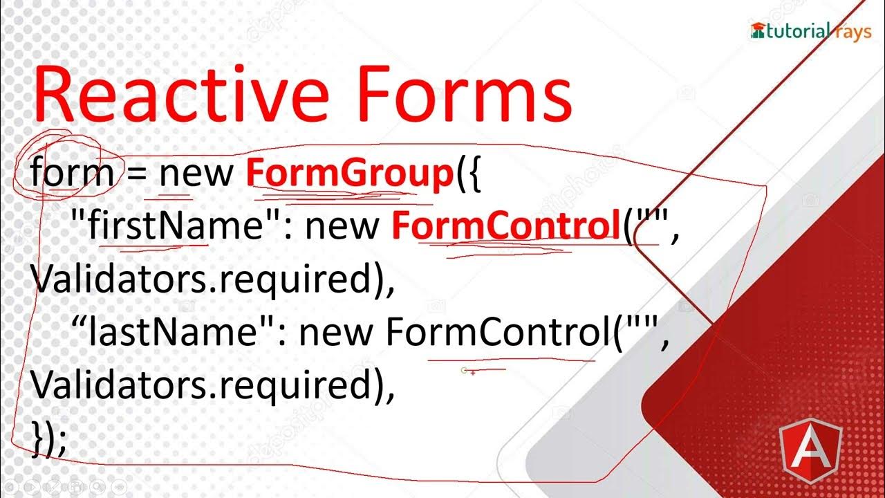 Reactive Forms in Angular | Reactive Forms Angular 12 / 13 | Angular 13 ...