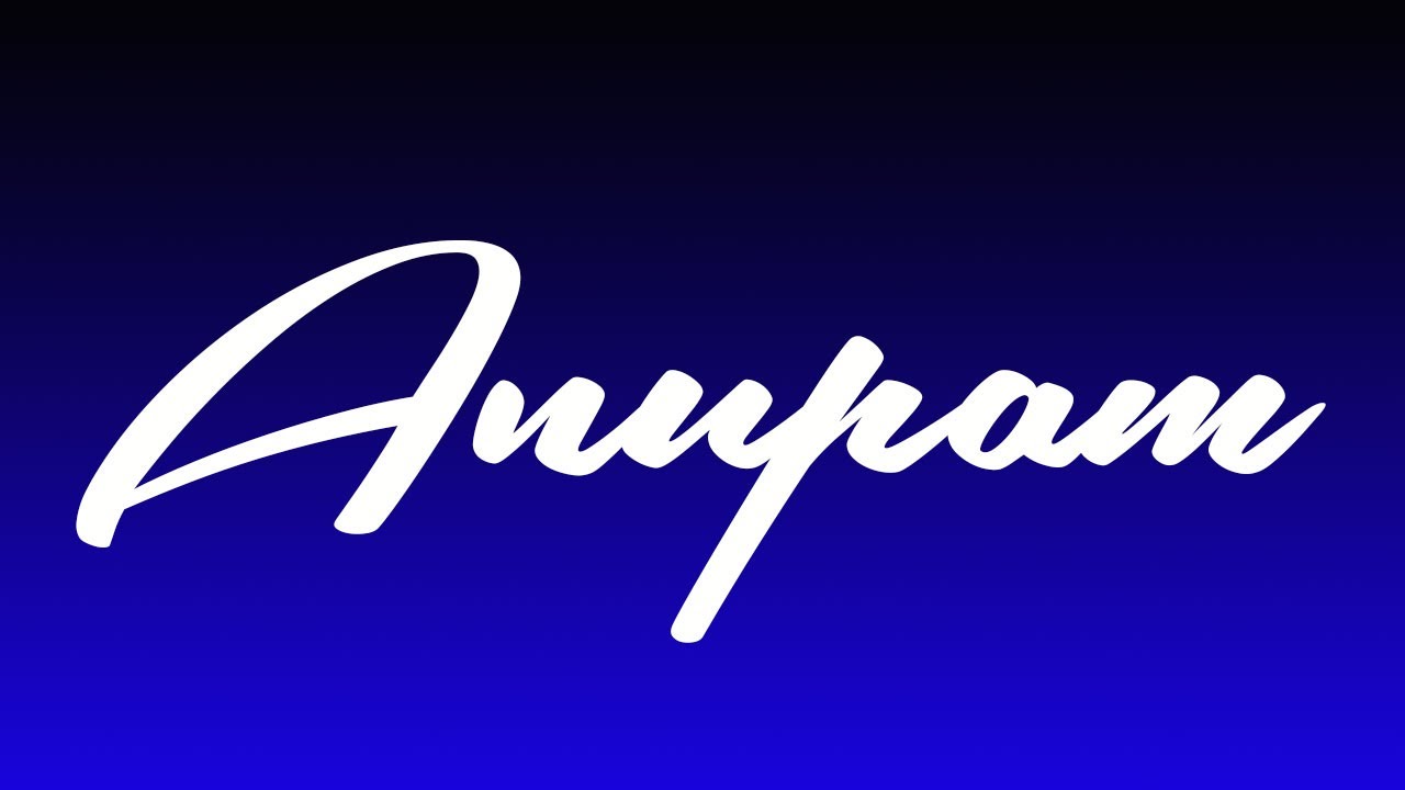 Anupam Name Signature Style | Anupam Signature Style | A Name Signature ...