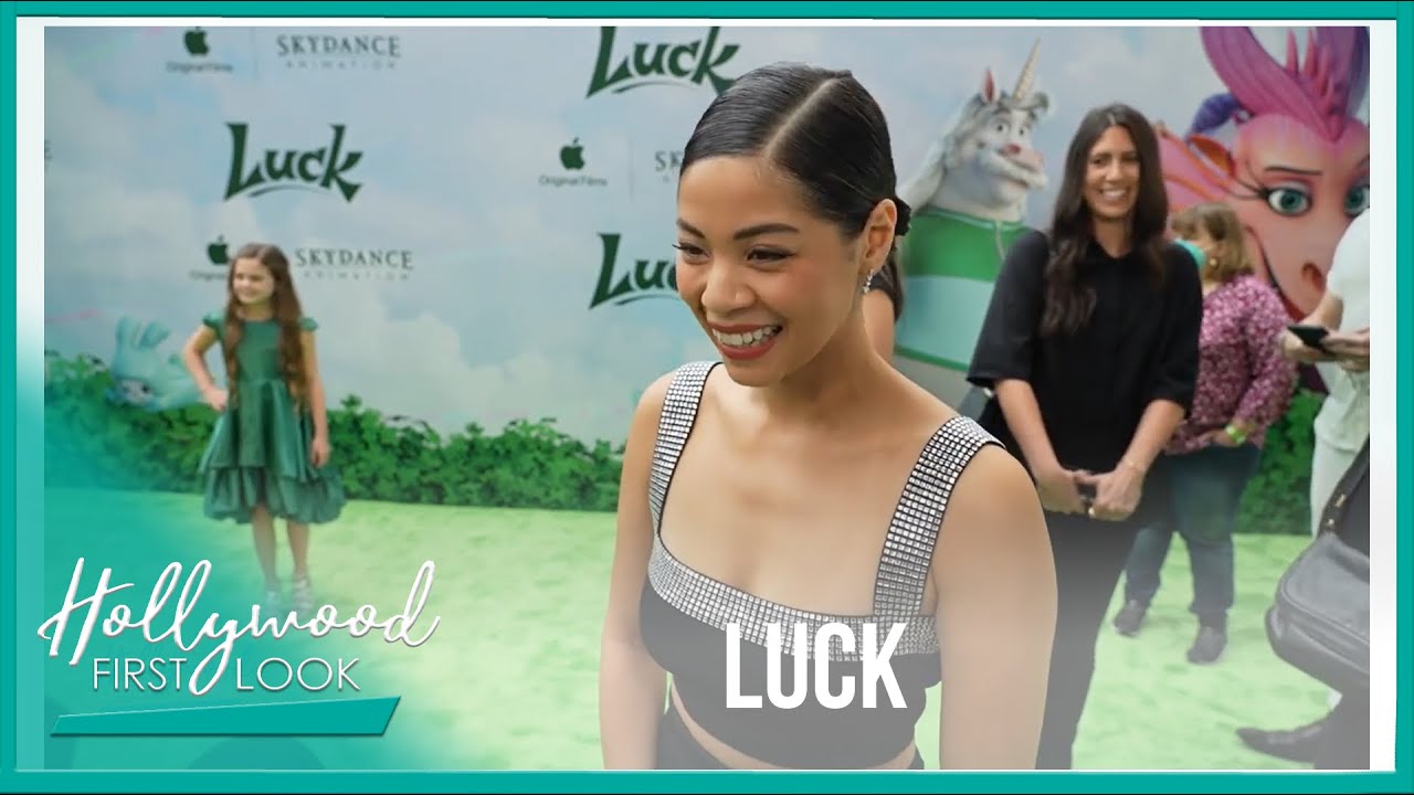 LUCK (2022) | Interviews with Eva Noblezada and the cast at the LA ...