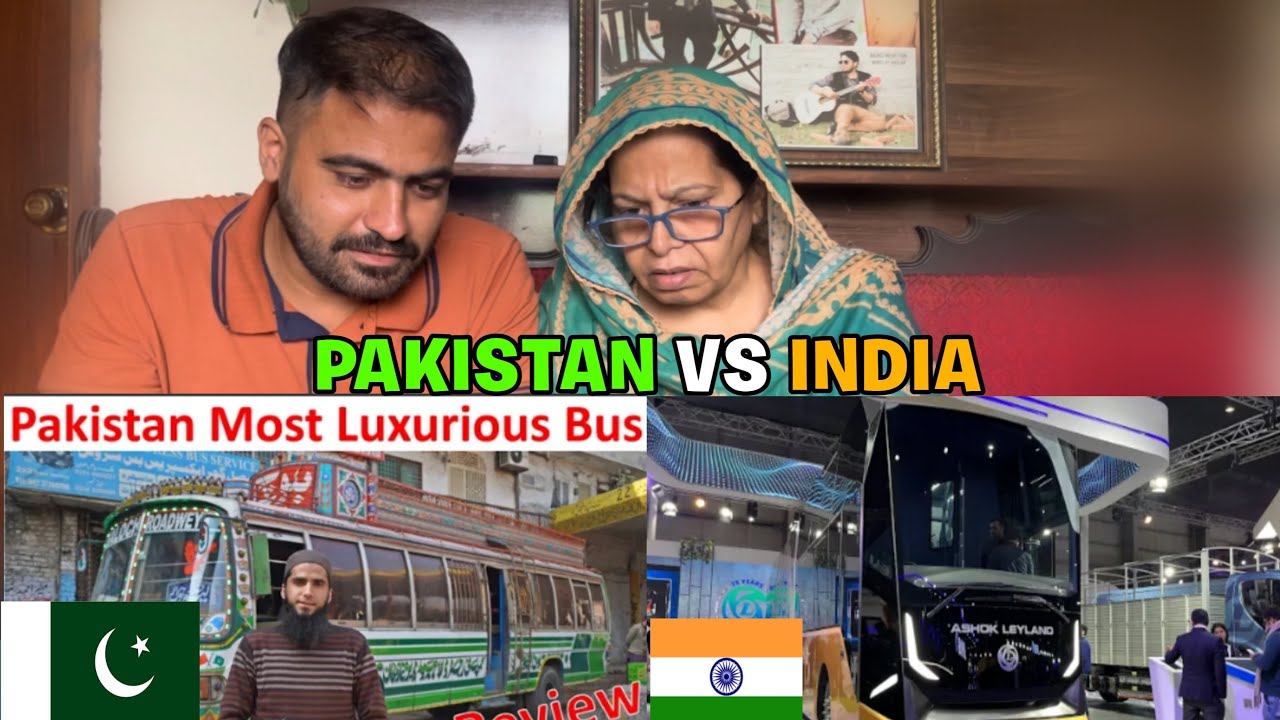 INDIA LUXURY BUS VS PAKISTAN LUXURY BUS COMPARISON I PAKISTANI REACTION ...