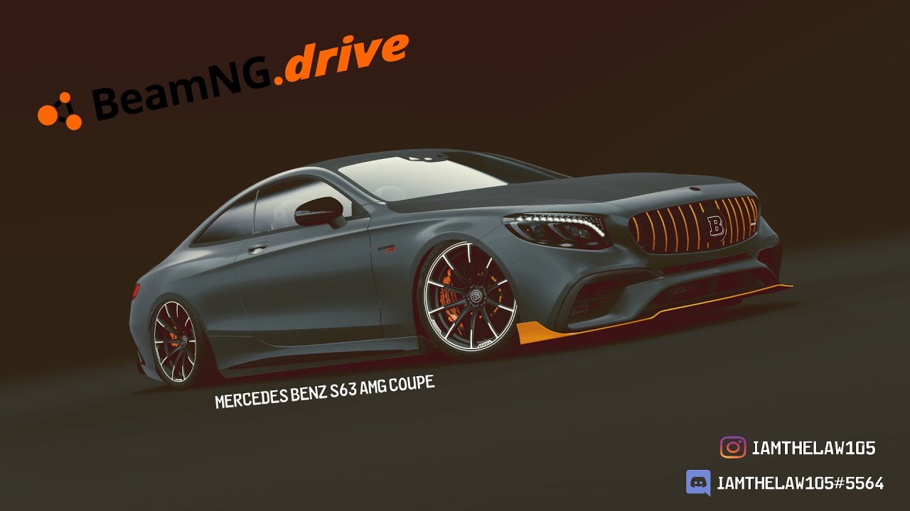 Mercedes Benz S63 AMG Coupe - BEAMNG.DRIVE MOD | Review - YouTube