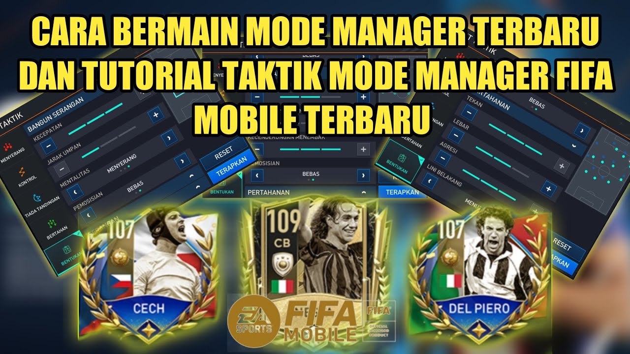 CARA BERMAIN MODE MANAGER TERBARU DAN TUTORIAL TAKTIK MODE MANAGER FIFA ...