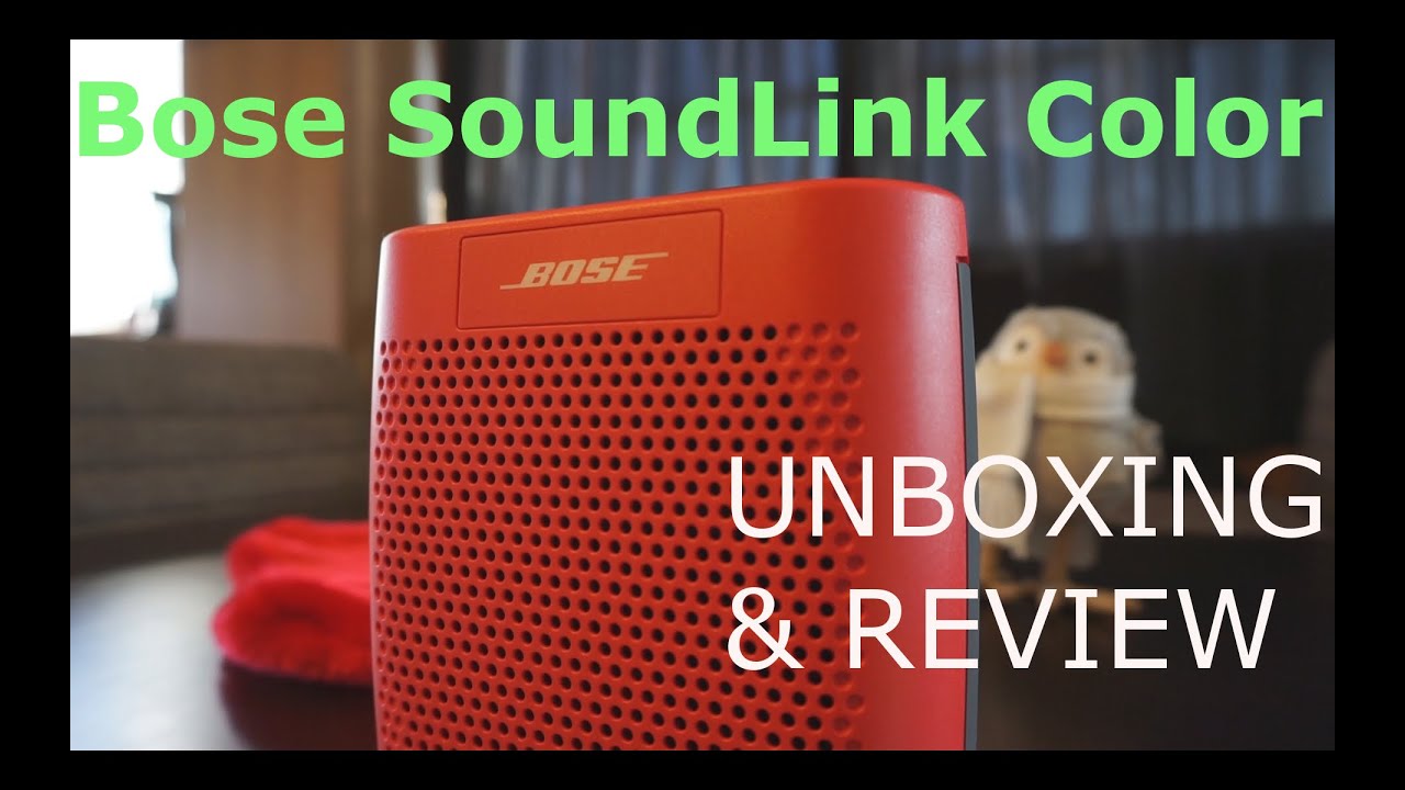 Bose SoundLink Color Unboxing and Review - YouTube