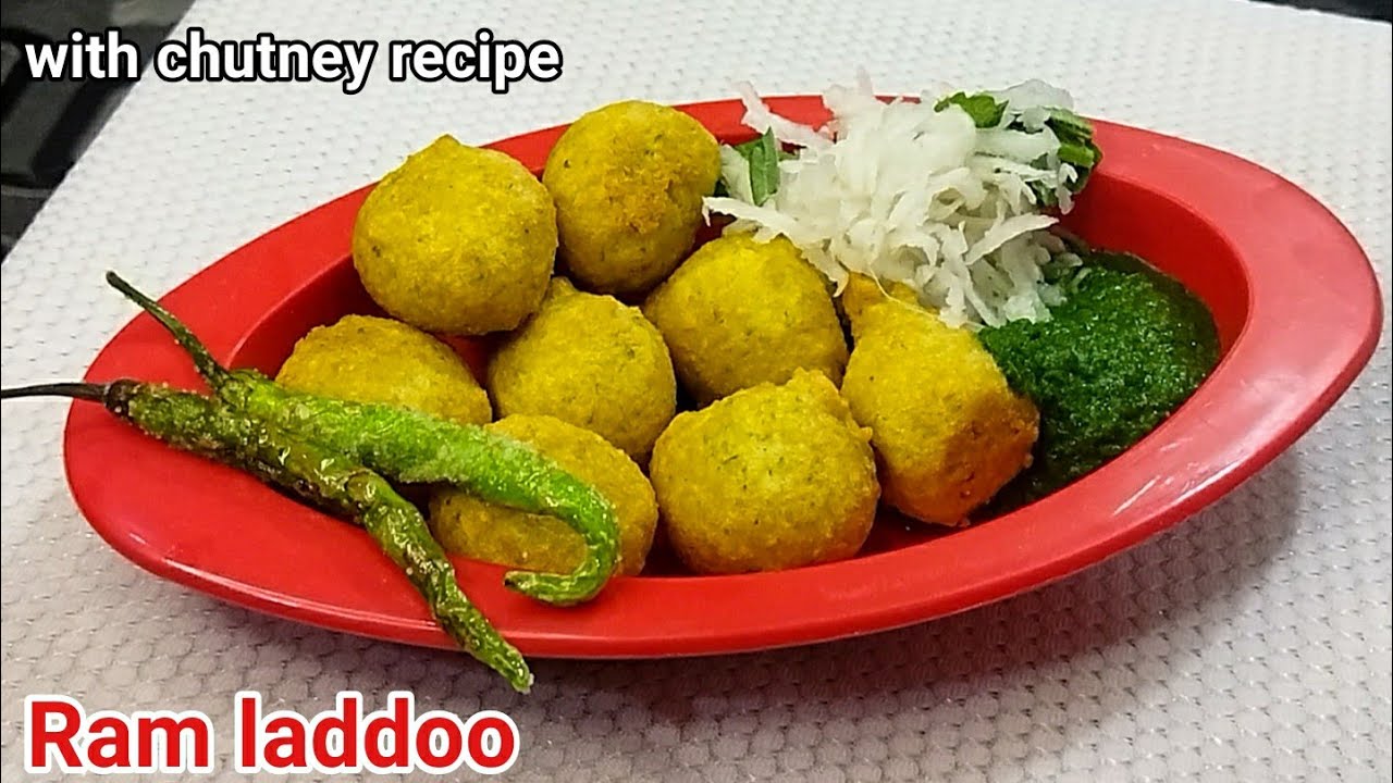 Ram Laddu Recipe | Ram Laddu Kaise Banaye | Dal pakodi chaat recipe ...