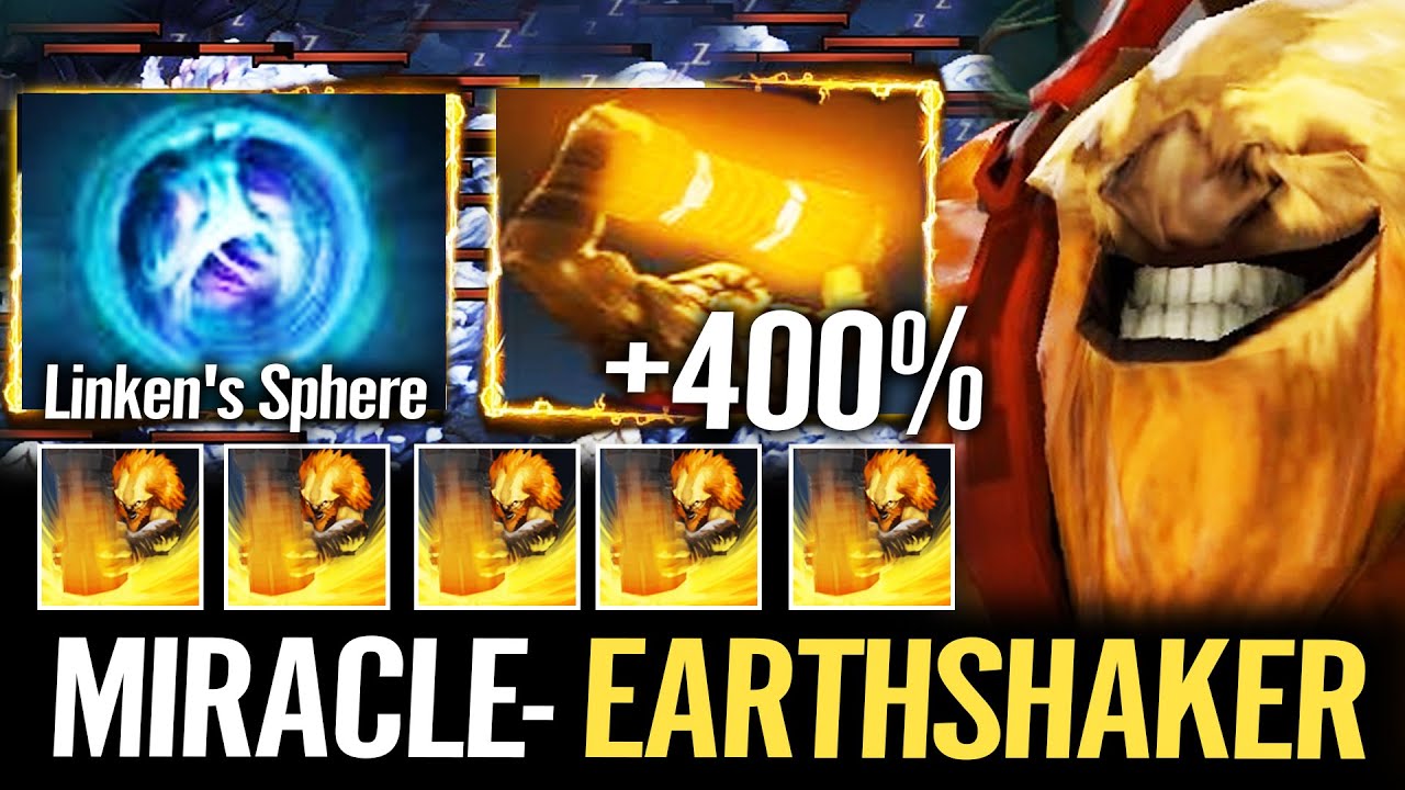 Miracle- 10k MMR Mid Earthshaker Octarine Core + Blink Dagger - YouTube