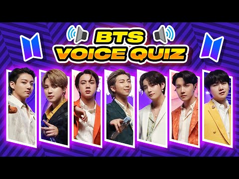 BTS VOICE QUIZ 🔊 ARE YOU AN ARMY? | BTS QUIZ 💜