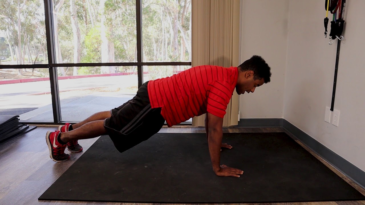 High Plank (Level 2 Core Stability) - YouTube