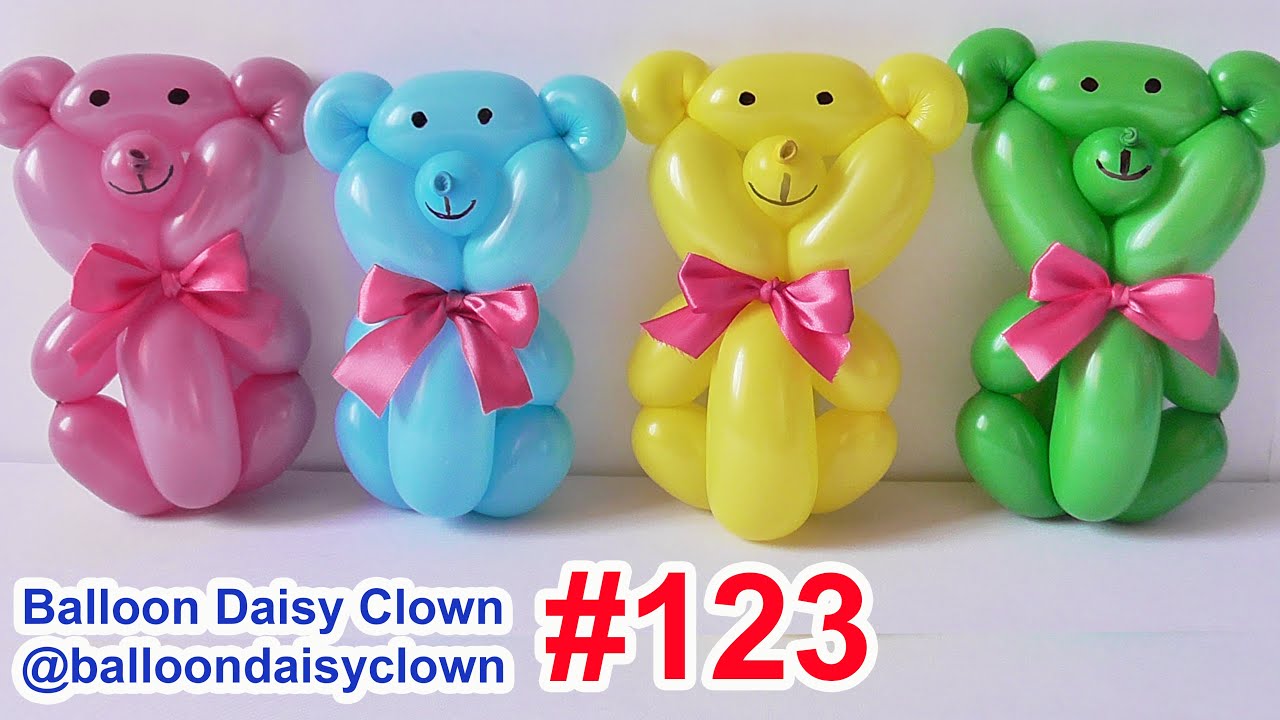 Teddy Bear - Balloon Animals for Beginners - YouTube