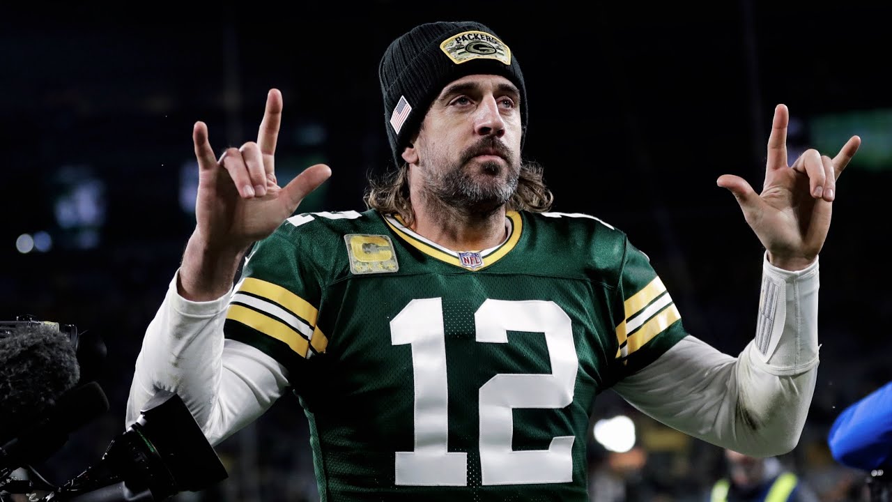 Aaron Rodgers FIRST and LAST Touchdown Pass as a Packer - YouTube