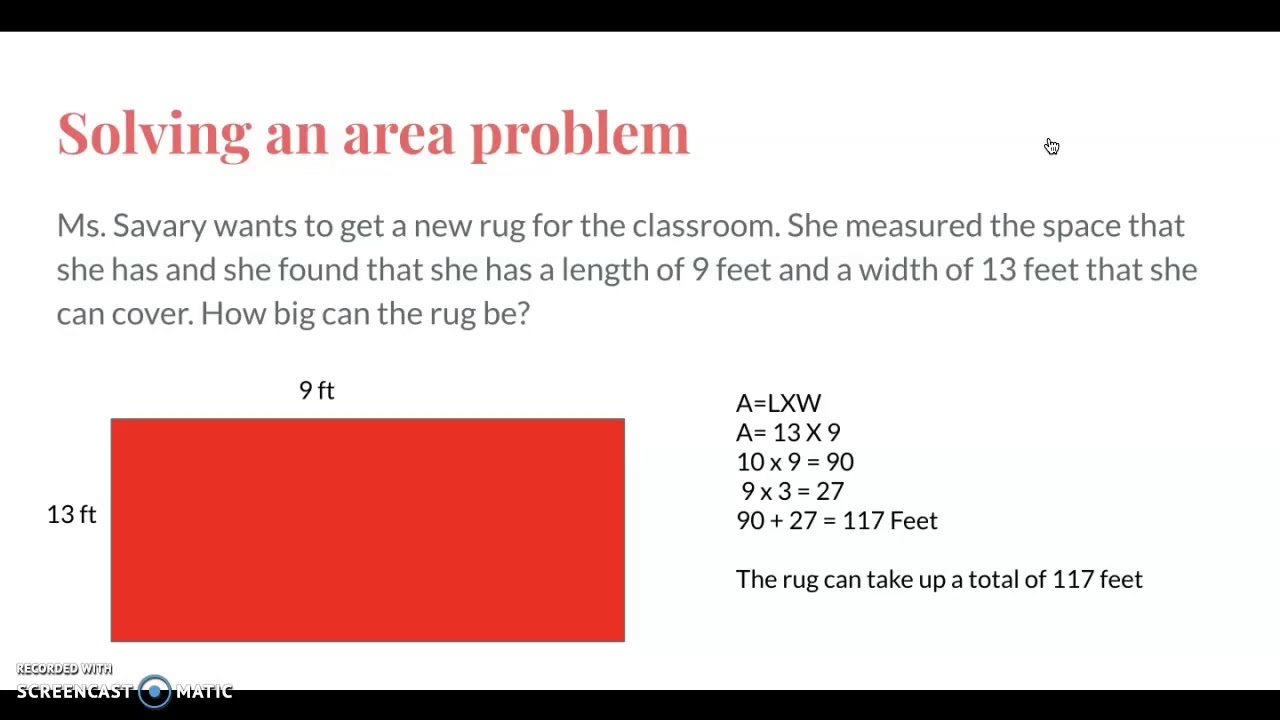 Area and Perimeter Mini Lesson - YouTube