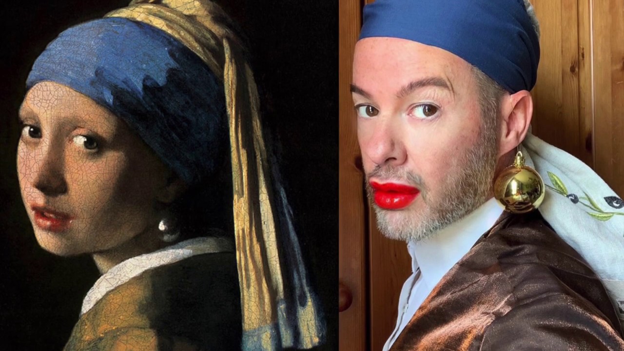 how to recreate famous portraits - YouTube