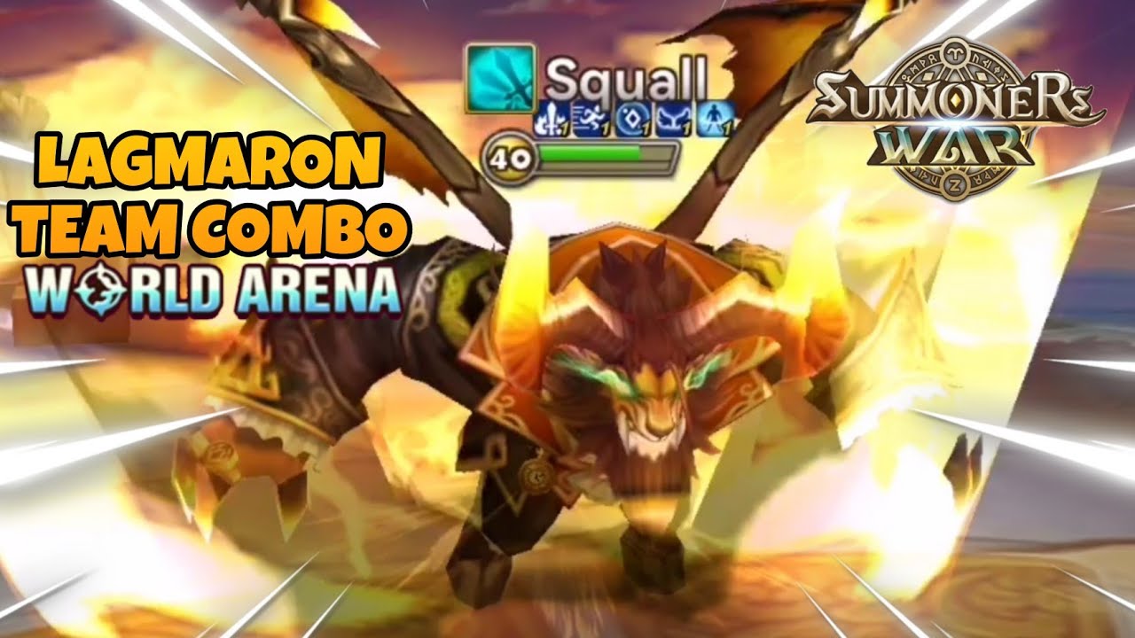 Lagmaron Team Combo in World Arena Ep. 4 - Summoners War - YouTube