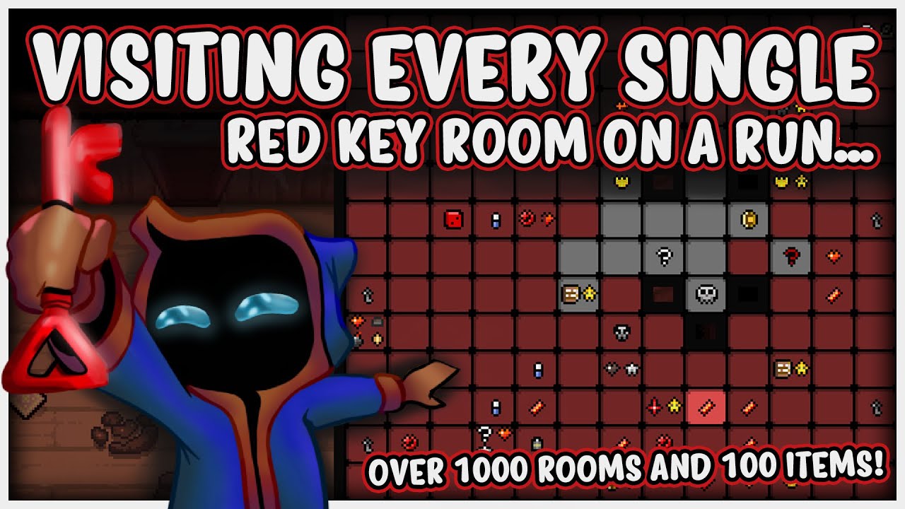 I Visited EVERY SINGLE Red Key Room on a Binding of Isaac Run - YouTube