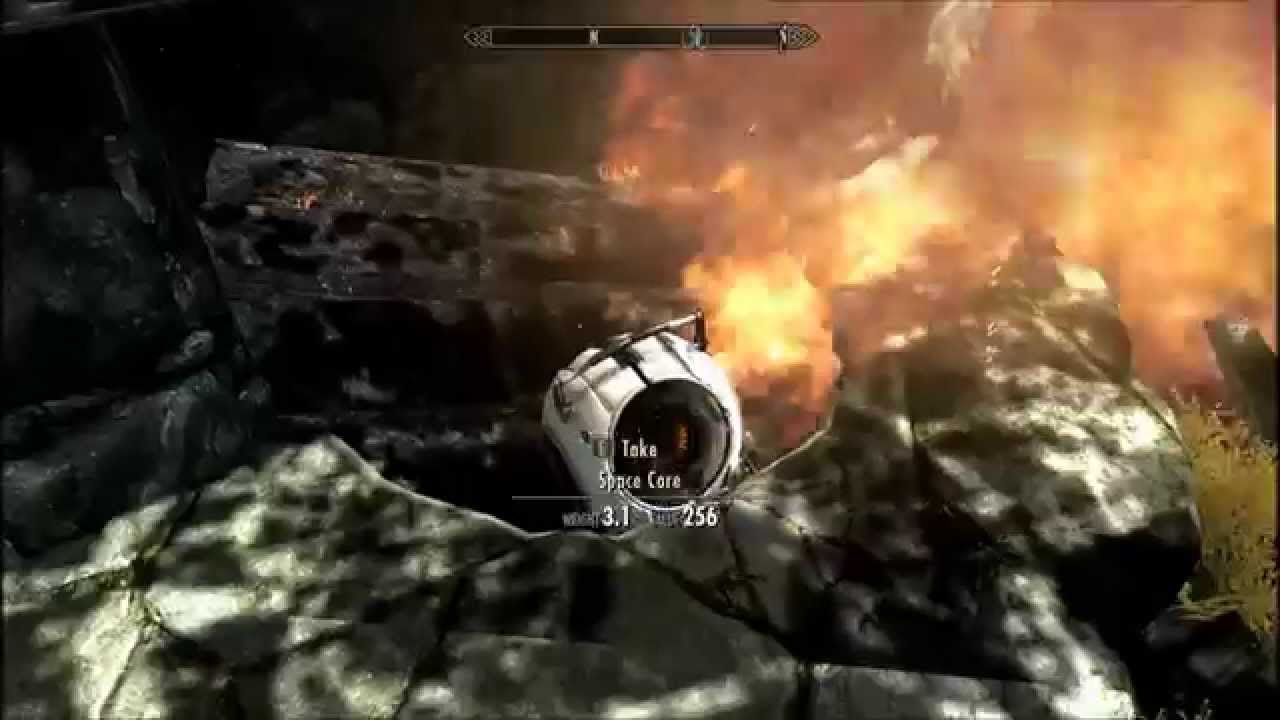 Skyrim: Fall of the Space Core - YouTube
