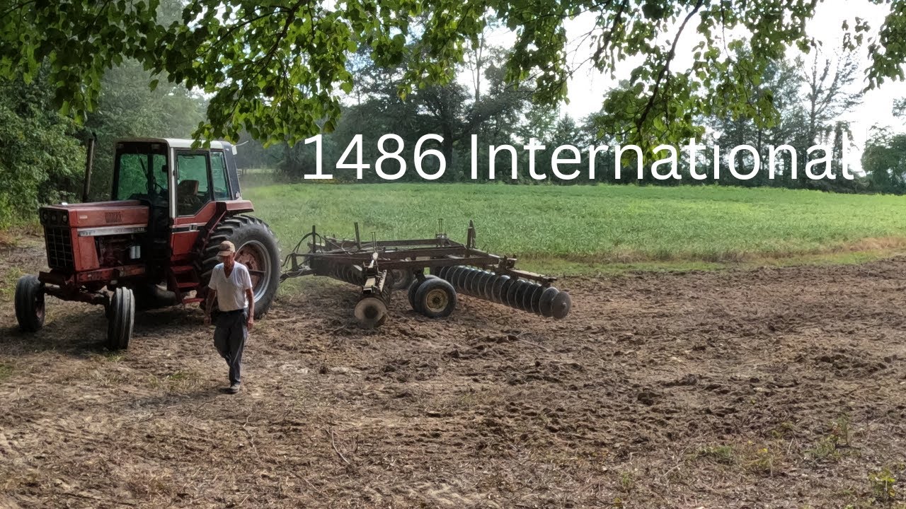 1486 International New turbo with 20-foot batwing - YouTube