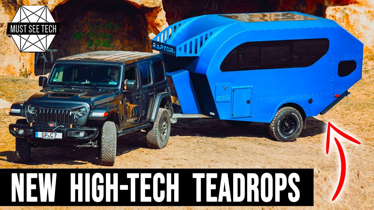New Teardrop Trailers with High-Tech Equipment that Keep Iconic Looks ...