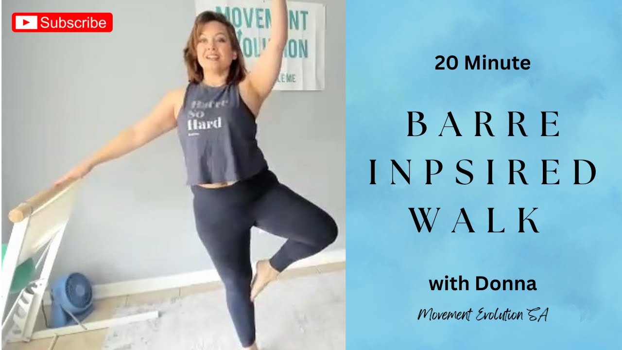 20-Minute Barre-Inspired Walk From Home | Low Impact, Full Body Workout ...