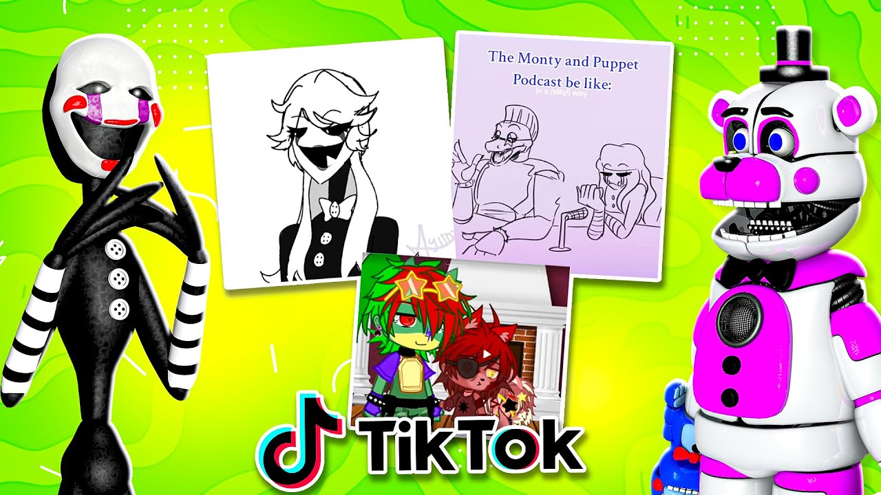 Reacting to THE BEST Monty and Foxy Show Tik Toks with Puppet - YouTube