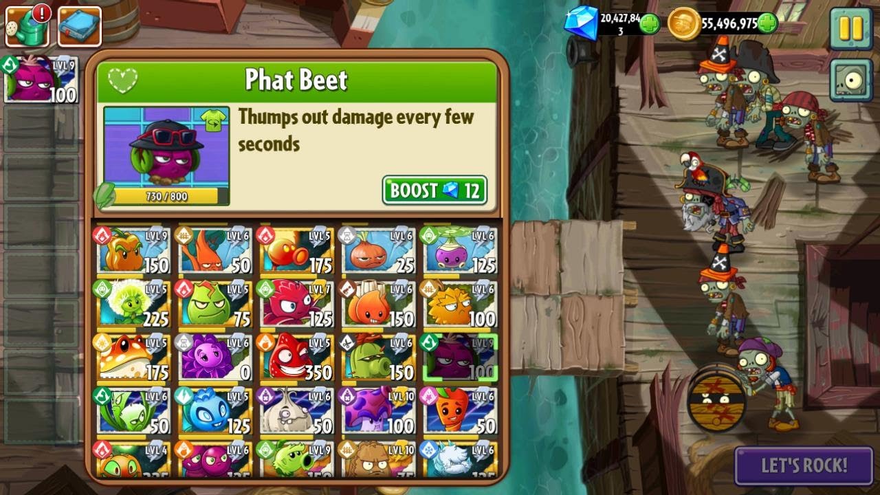 PLANTS VS ZOMBIES 2 #74 PHAT BEET - YouTube