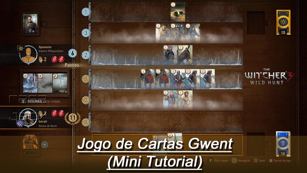 The Witcher 3 - Jogo de Cartas Gwen (Mini Tutorial) - YouTube