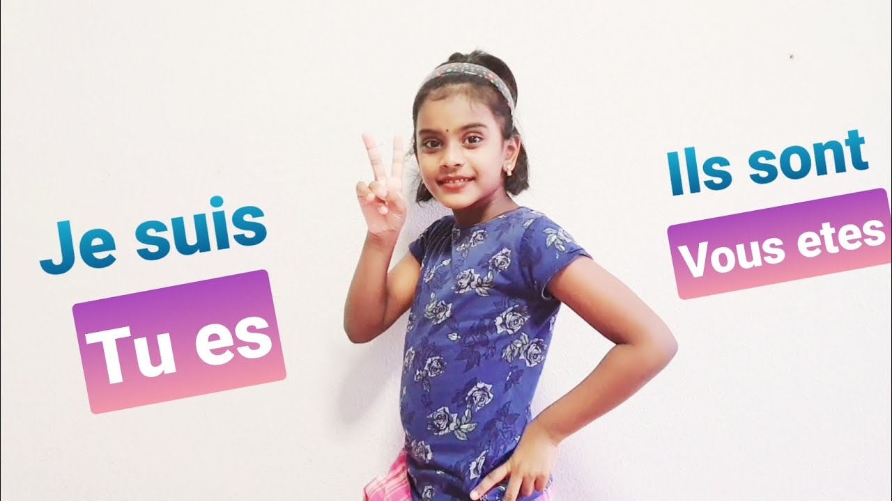 Let's learn verb to be - am, is and are in French - YouTube