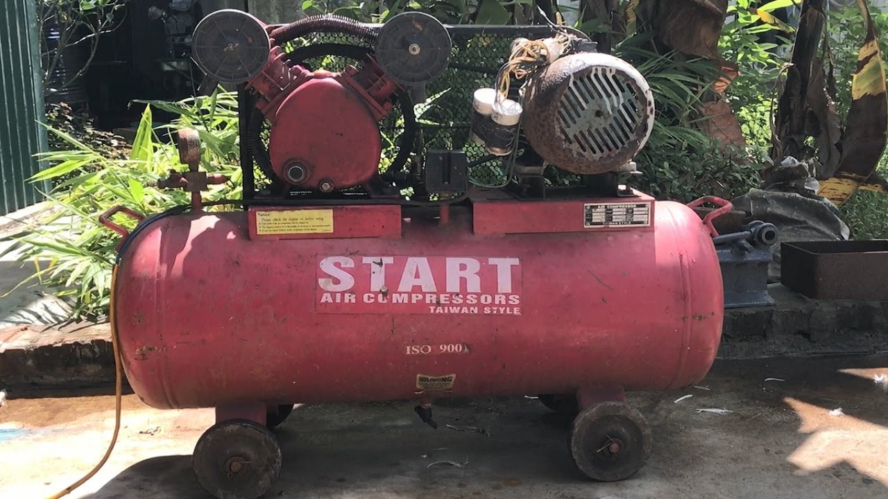 Restoration Of Old Rusty Air Compressor // How To Repair Air Compressor ...