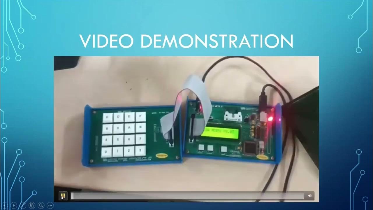 Intruder Alarm System with Motion detection and Password Locking usin 8051 microcontroller - YouTube