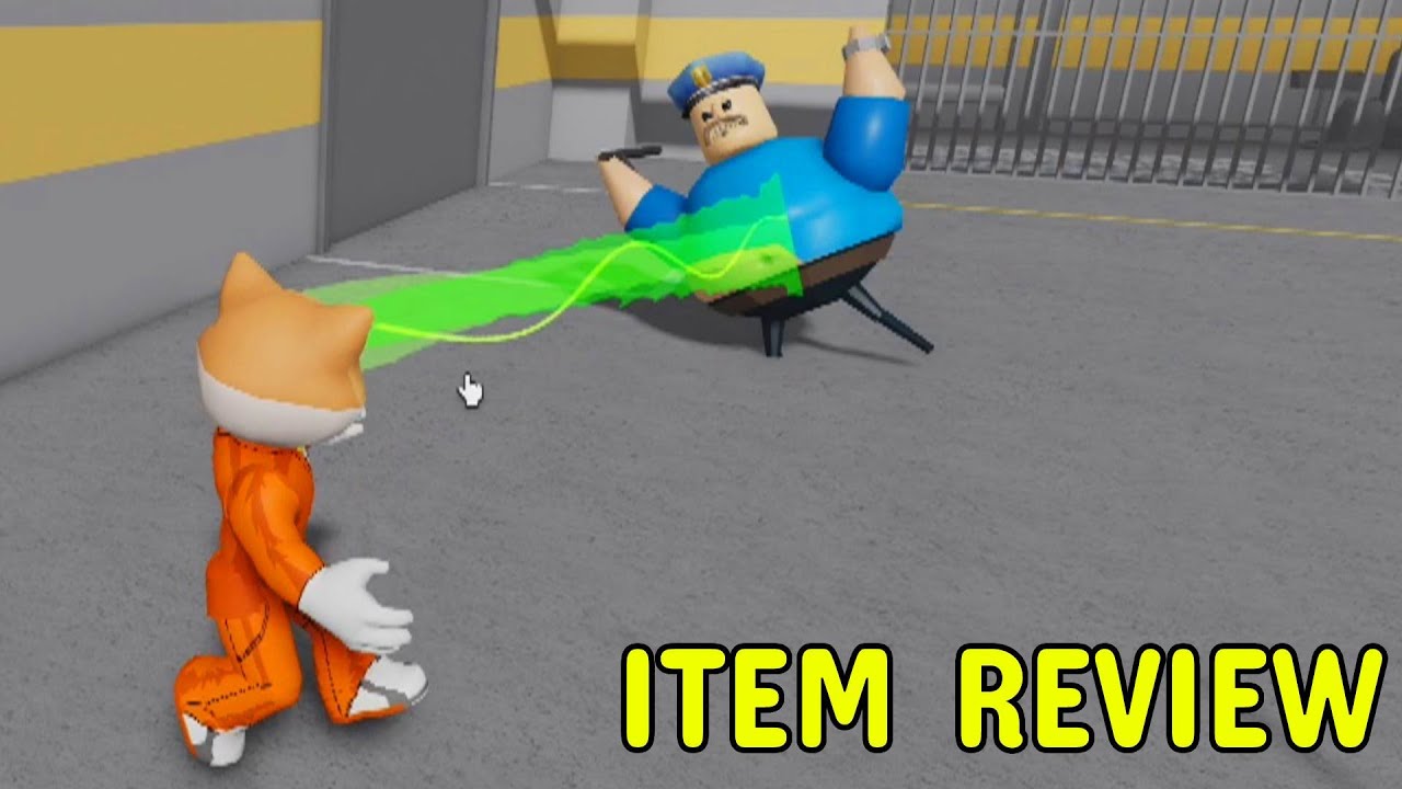 ITEM Review TELEKINESIS! In BARRY'S PRISON RUN! (First Person Obby ...