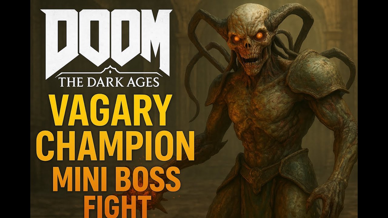 Vagary Champion Mini Boss Fight [Doom: The Dark Ages] - YouTube