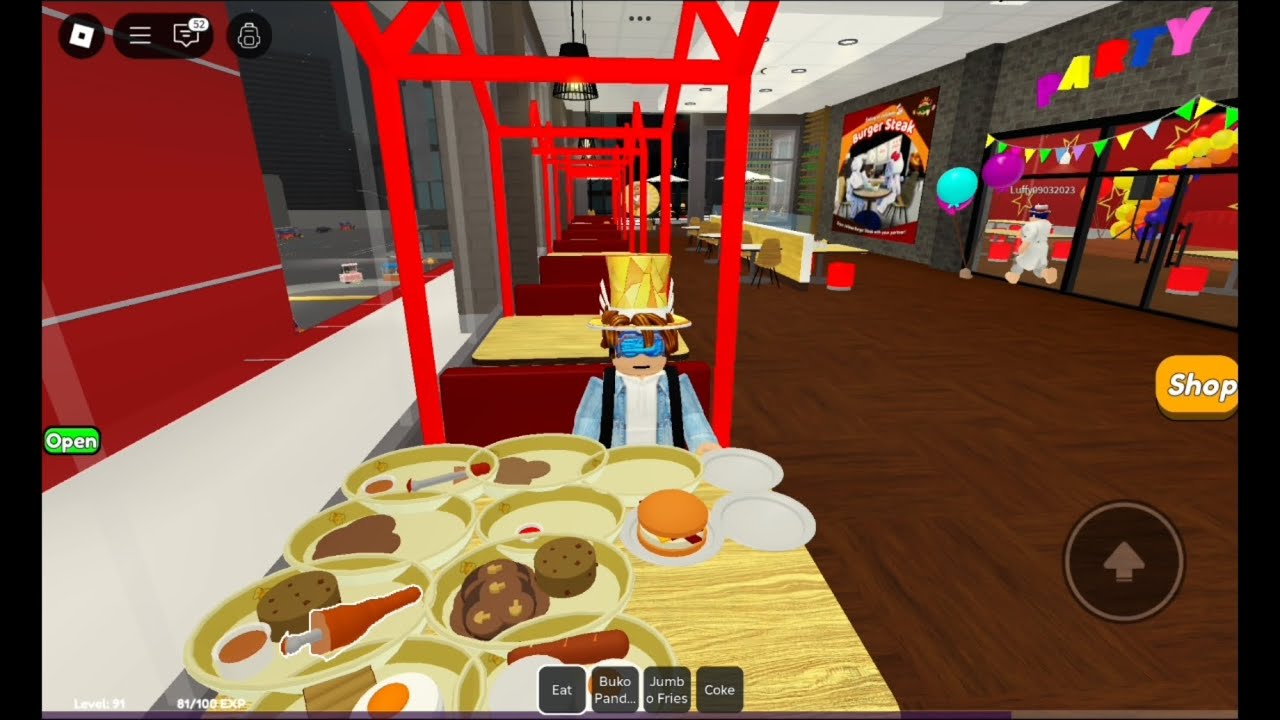 Roblox: Eating in Jollibee Gameplay Part 3 - YouTube