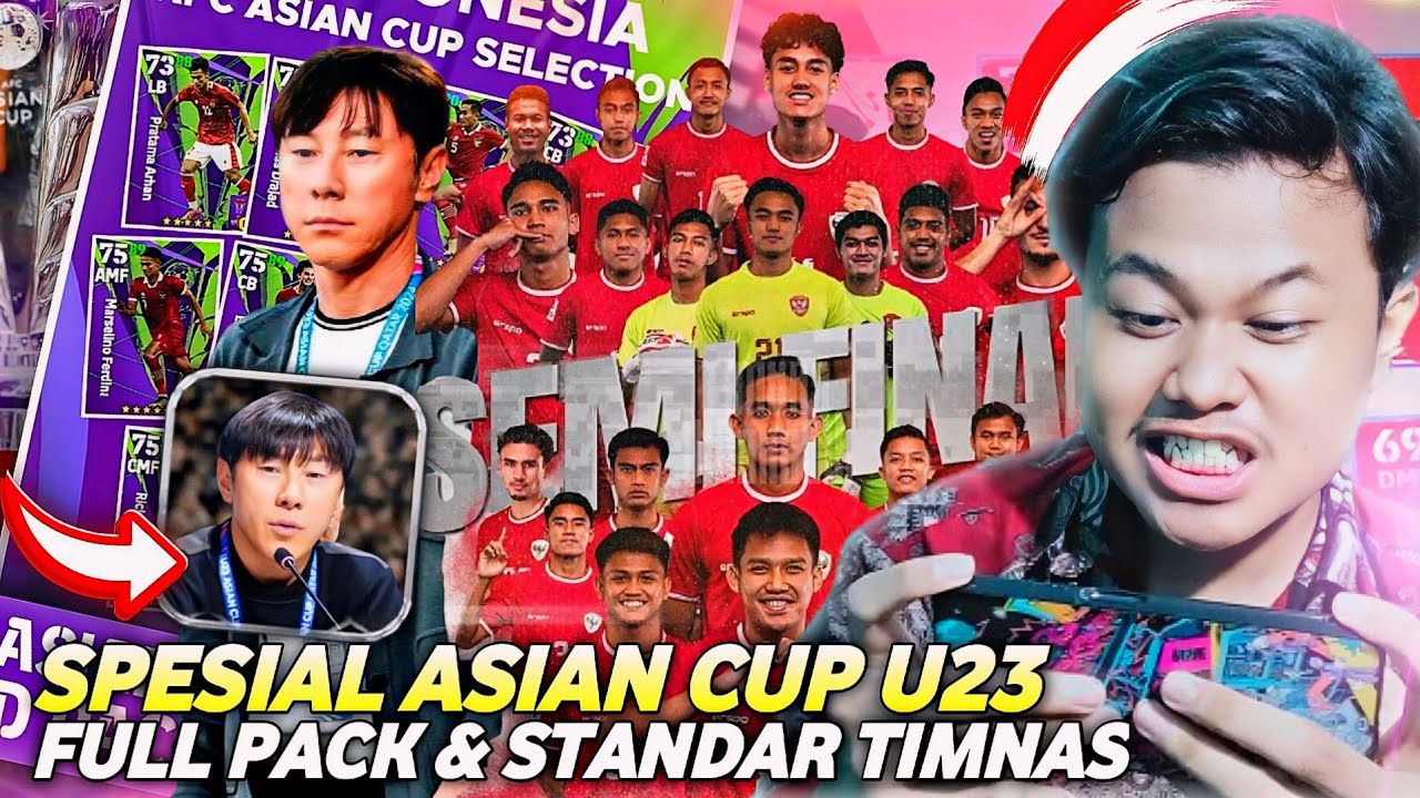 FULL PACK STANDAR INDONESIA SPESIAL AFC PIALA ASIA U23 EFOOTBALL 2024 MOBILE!! - YouTube