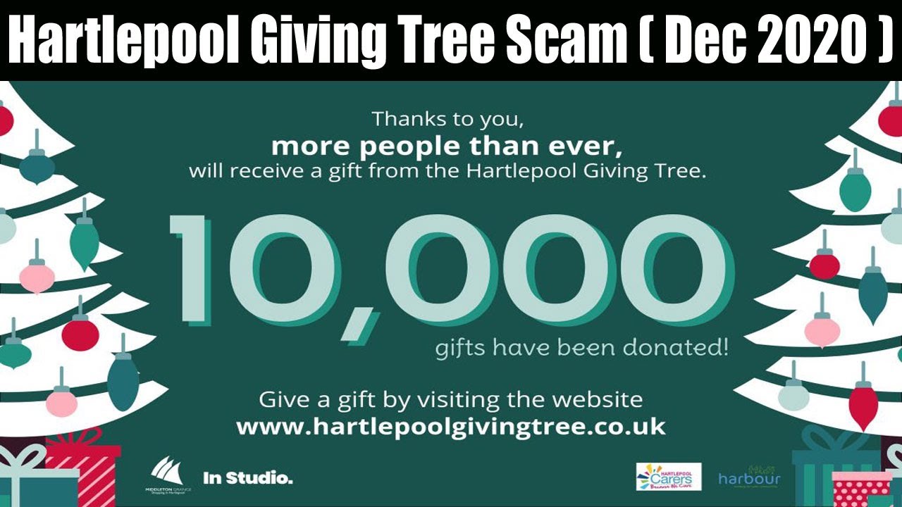 Hartlepool Giving Tree Scam (Dec 2020) What Is Hartlepool Giving Tree ...