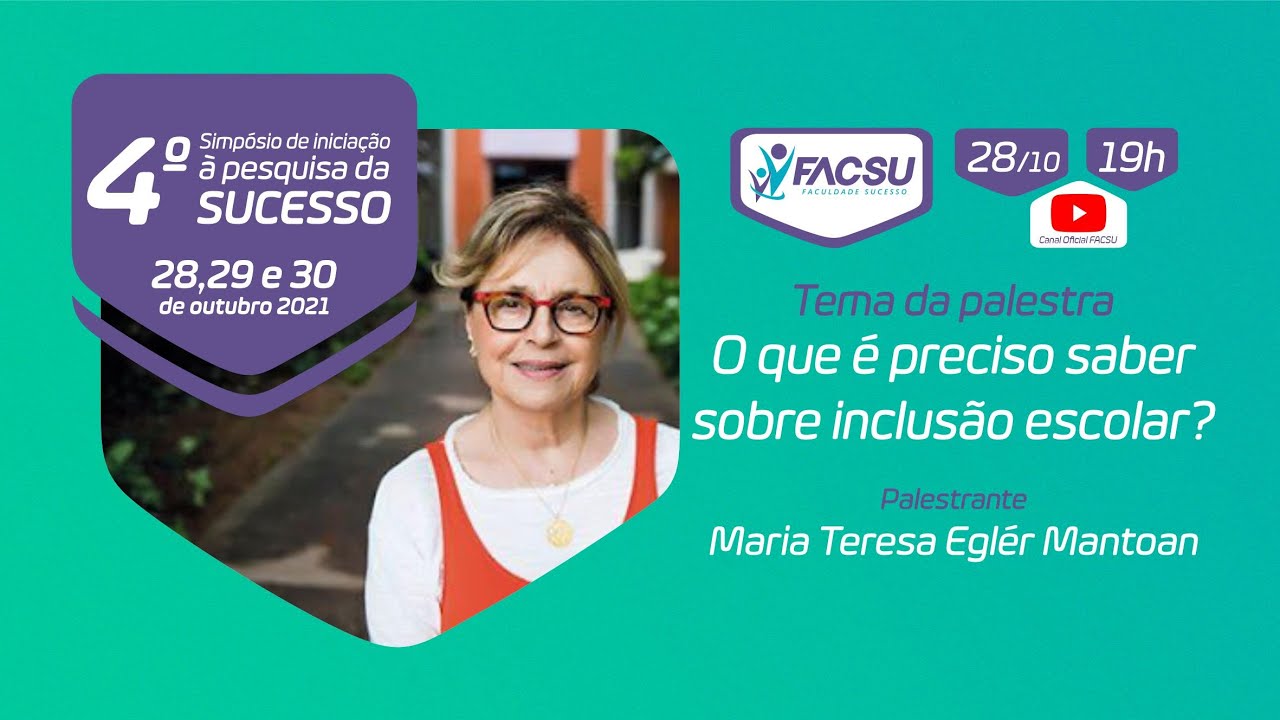 4º SIMPÓSIO DE INICIAÇÃO À PESQUISA DA SUCESSO ~ MARIA TERESA EGLÉR ...