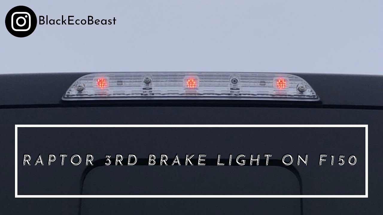 Installing Raptor 3rd Brake Light On F-150 - YouTube