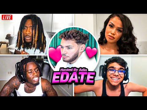 FULL Adin Ross E-Date with SheIsMichaela including Kai Cenat, izi prime, N3on & MORE!