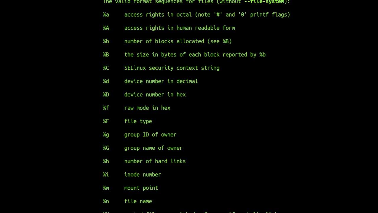 The stat Command In Linux YouTube the-stat-command-in-linux-youtube
