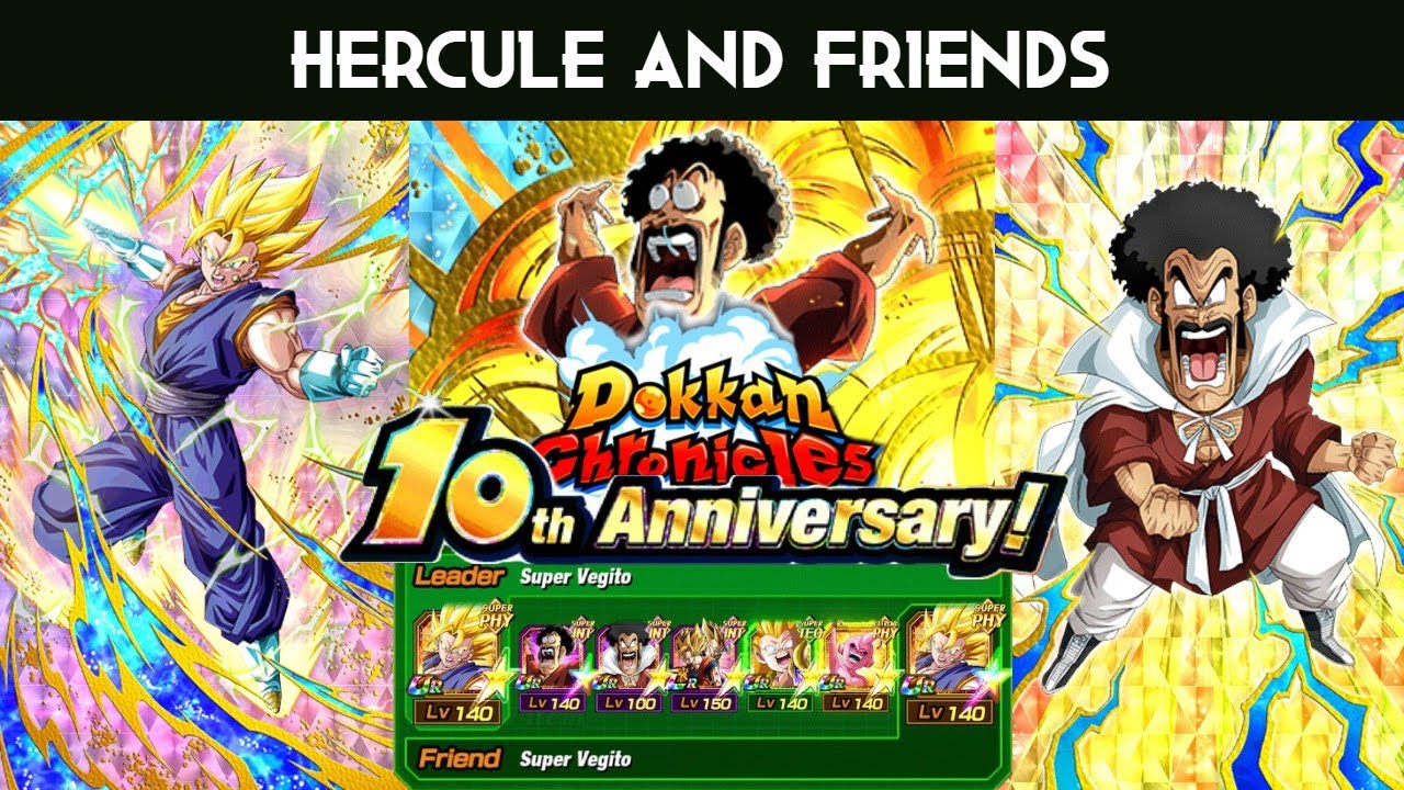 HERCULES VS DOKKAN CHRONICLES STAGE 4! DOKKAN 10TH ANNIVERSARY | Dragon ...