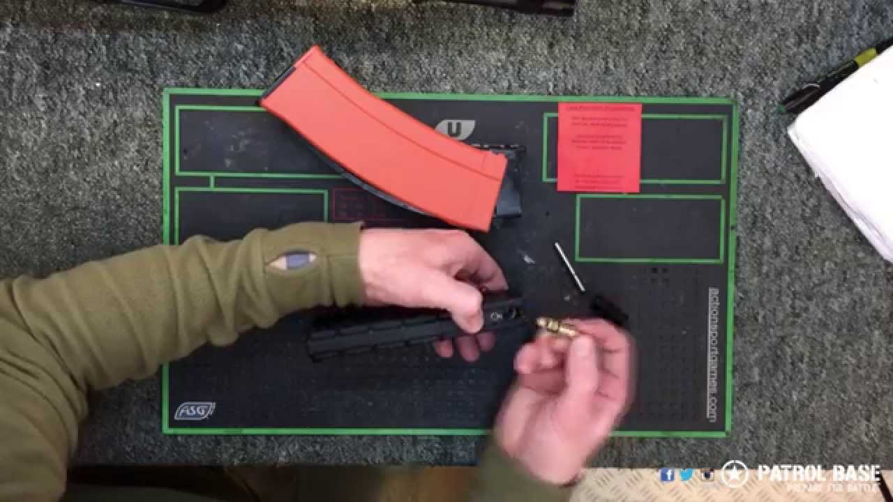 LPE - CNC Machined Valve Key for GHK G5, AK and M4 Magazine - YouTube