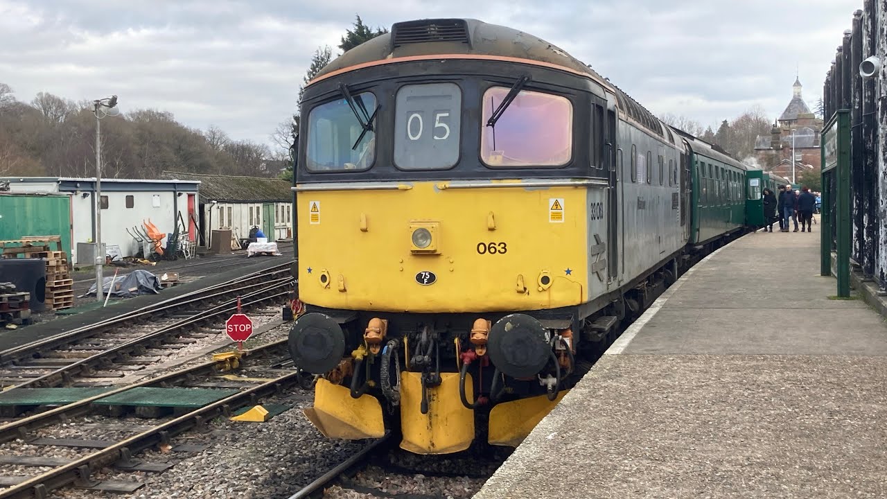 14/01/24 Trains on the spa valley railway. - YouTube