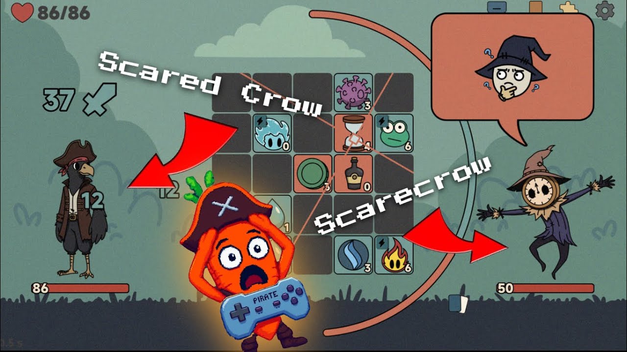 A Scared Crow Fighting Scarecrows?? (Scared Crow) - YouTube