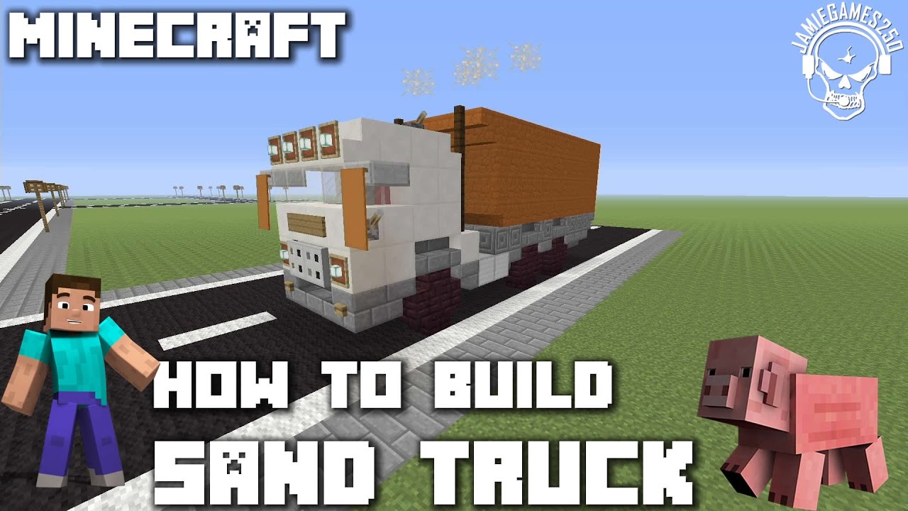 Minecraft: How to build a Sand Truck xbox one - YouTube