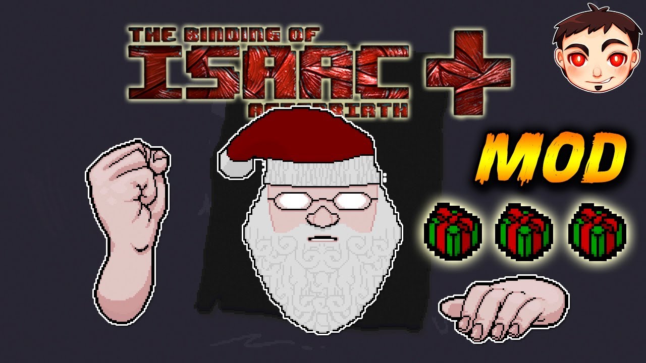 ¡UN RETO NAVIDEÑO Y MEGA SANTA COMO JEFE FINAL! - TBOI: AFTERBIRTH+ ...
