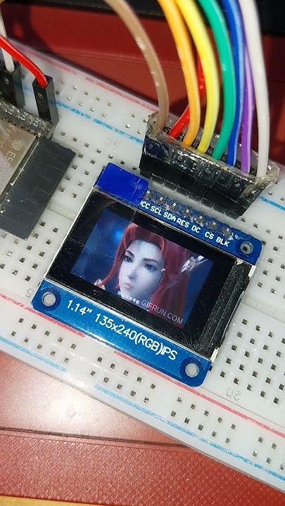 Esp32 S3 Circuitpython 8 1 0 Beta 0 Play On St7789 Ips Display Youtube