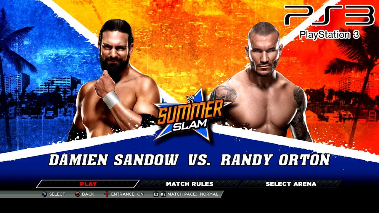 WWE 2K15 PS3 - Damien Sandow VS Randy Orton - KO Match [2K][mClassic ...