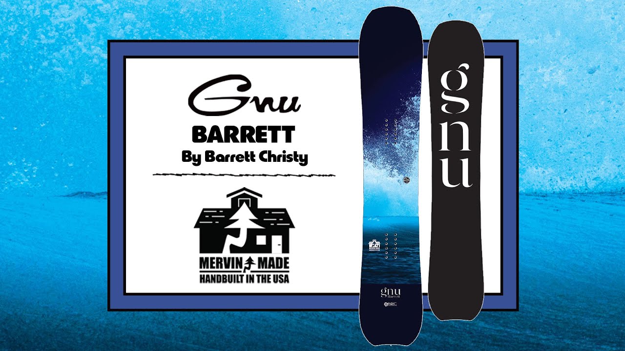 BARRETT | 2021-2022 GNU SNOWBOARD - YouTube