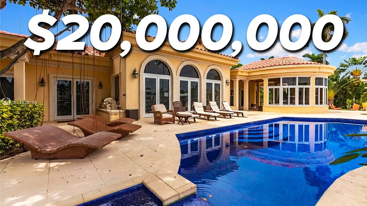 Touring a $20 Million Dollar Mansion in Miami. - YouTube